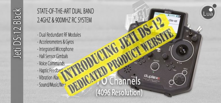 Introducing Jeti DS-12 Radio Product Dedicated Website – JetiUSA Blog